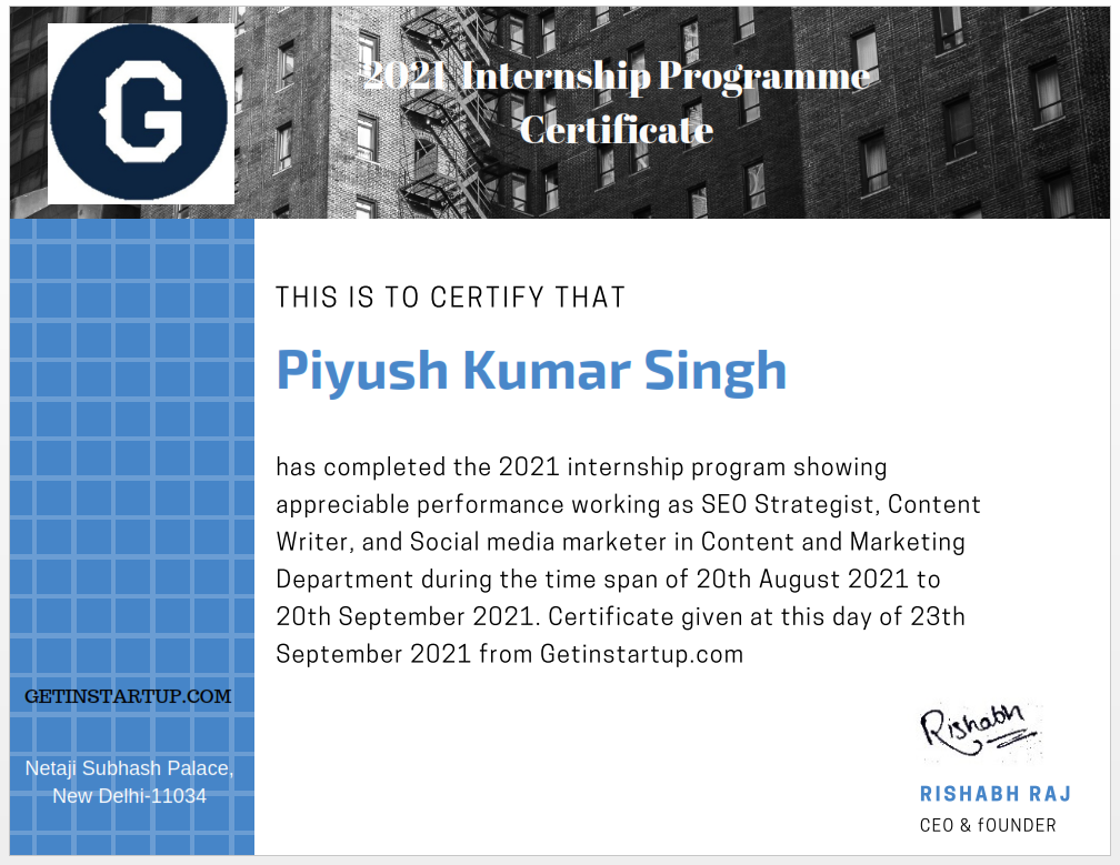 Piyush Portfolio Site